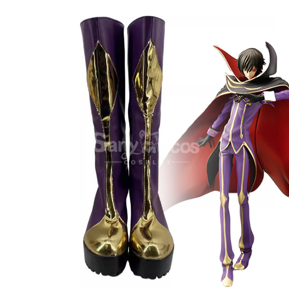 Anime Code Geass Cosplay Lelouch Lamperouge Cosplay Shoes – SanyMuCos