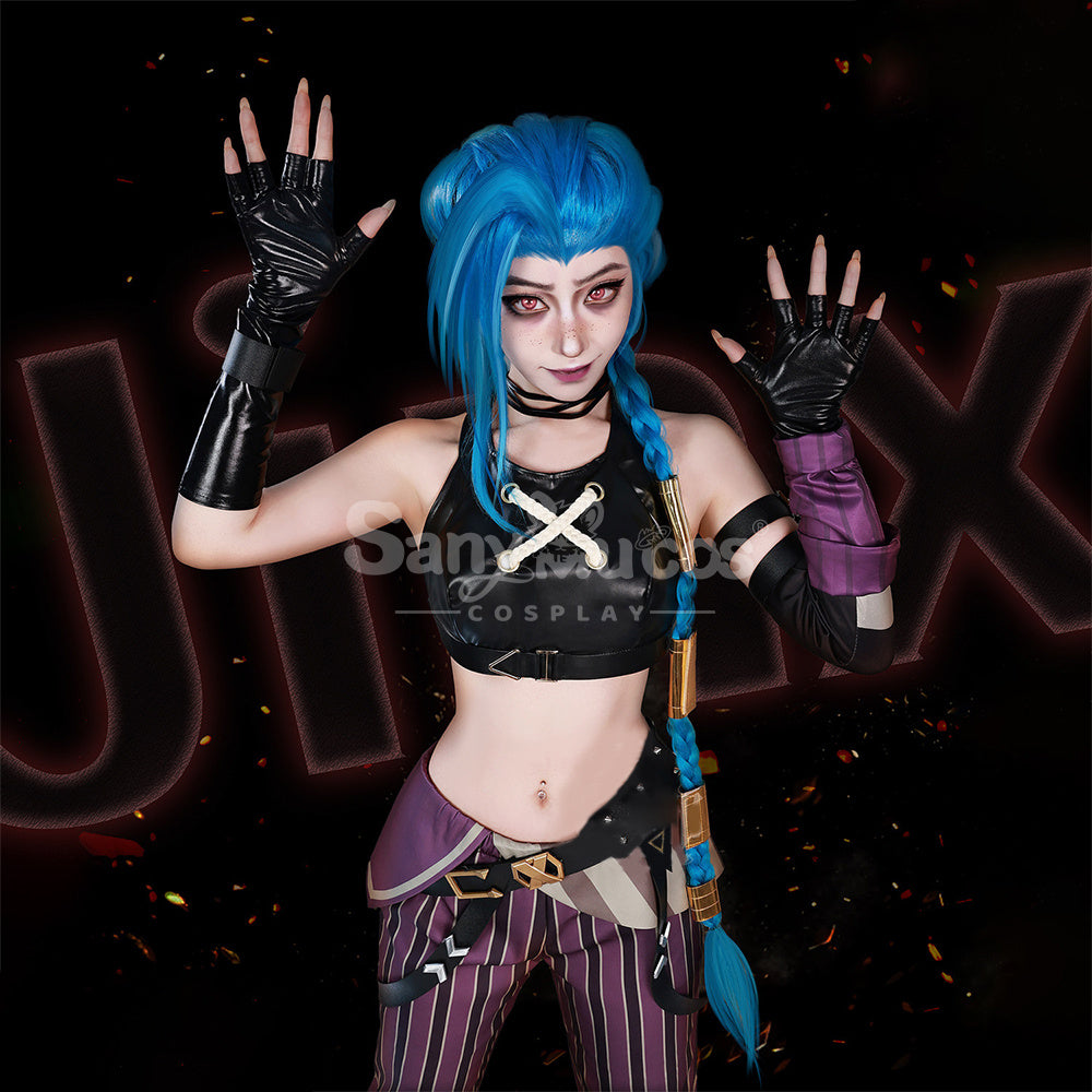 【In Stock】Game League Of Legends Cosplay Jinx Cosplay Costume – SanyMuCos